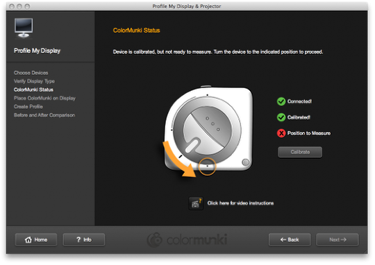 Color calibrating your screen using Color Munki (Mac) - Christoph ...