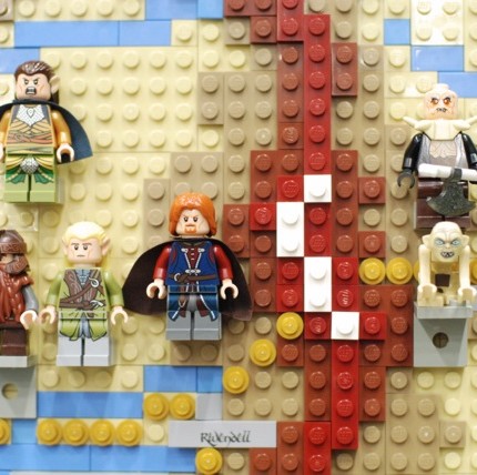 Topographical LEGO Map of Middle Earth - Christoph Bartneck, Ph.D.