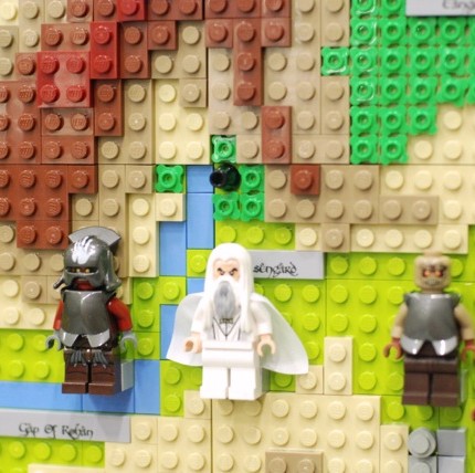 Topographical LEGO Map of Middle Earth - Christoph Bartneck, Ph.D.